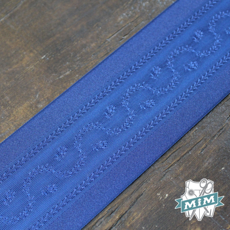 Cinta color azul cobalto modelo "Proaza" ⋆ MiMcostura